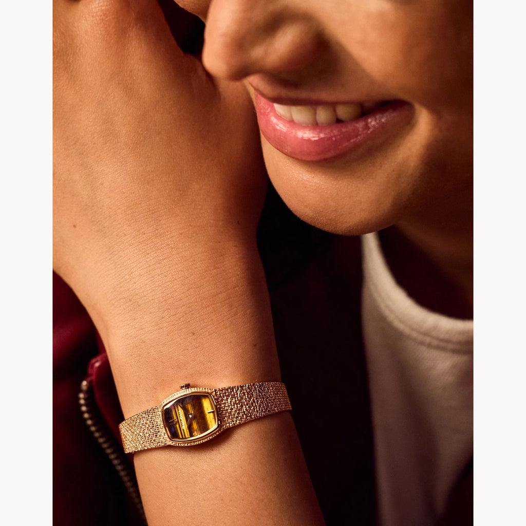 BULOVA GODDESS OF TIME TIGER'S EYE DIAL 97L185 – Beach Cities Watch Company