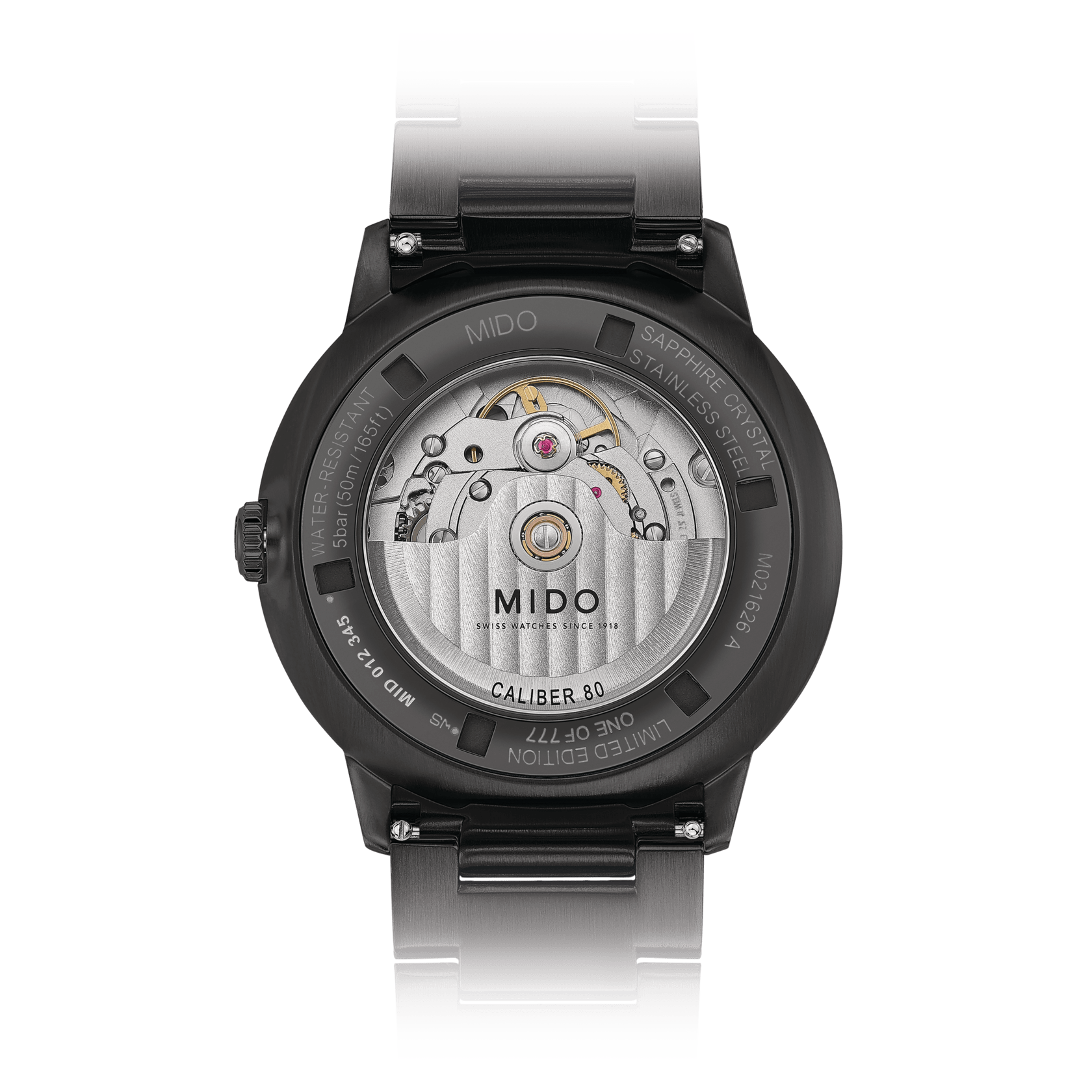 MIDO Commander Círculo de Luz 2024 Limited Edition Black PVD Automatic ...